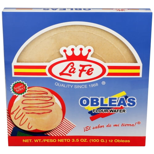 La Fe Cookies La Fe Obleas 3.5 oz (Pack of 24) - Walmart.com