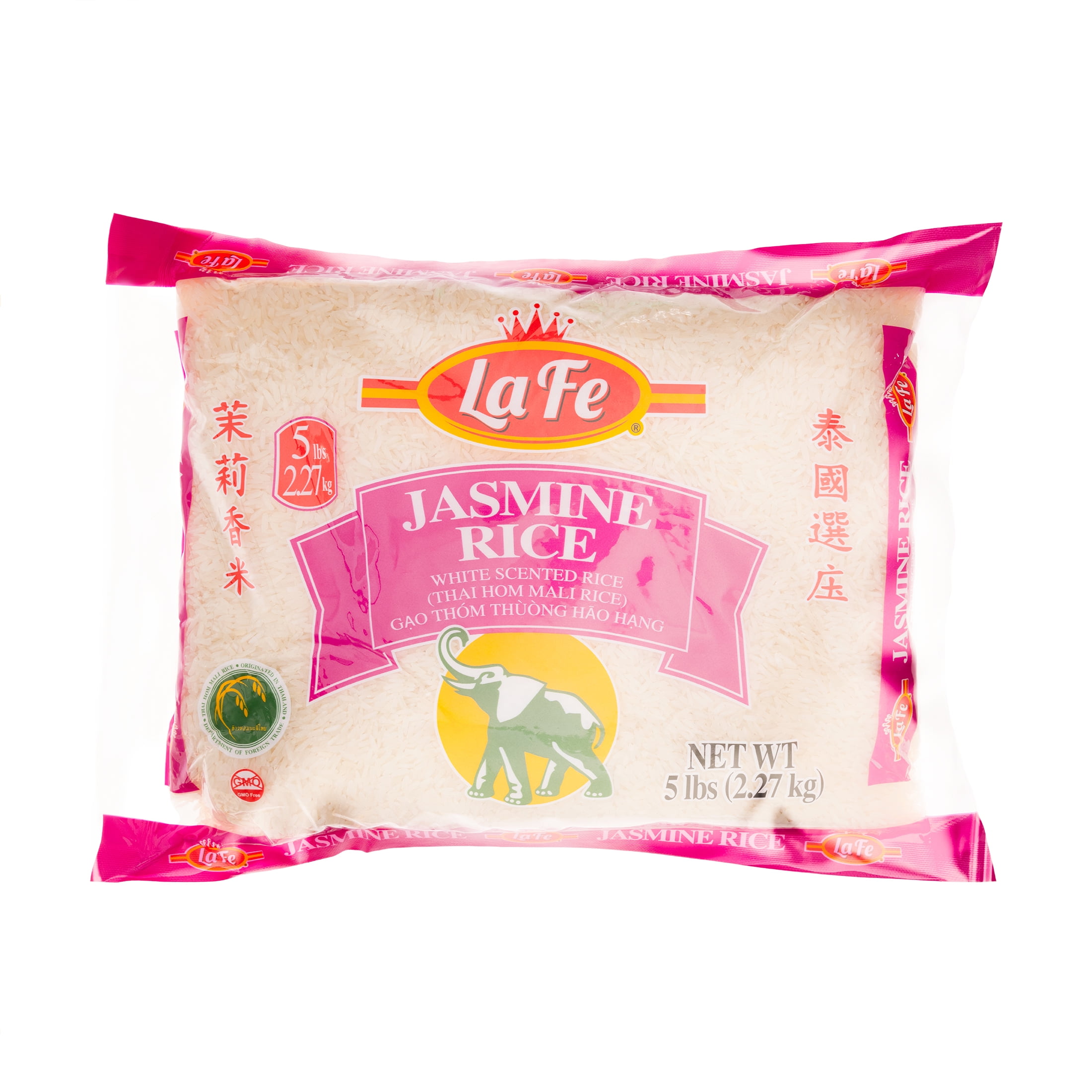 La Fe Jasmine Rice 5lb - Walmart.com