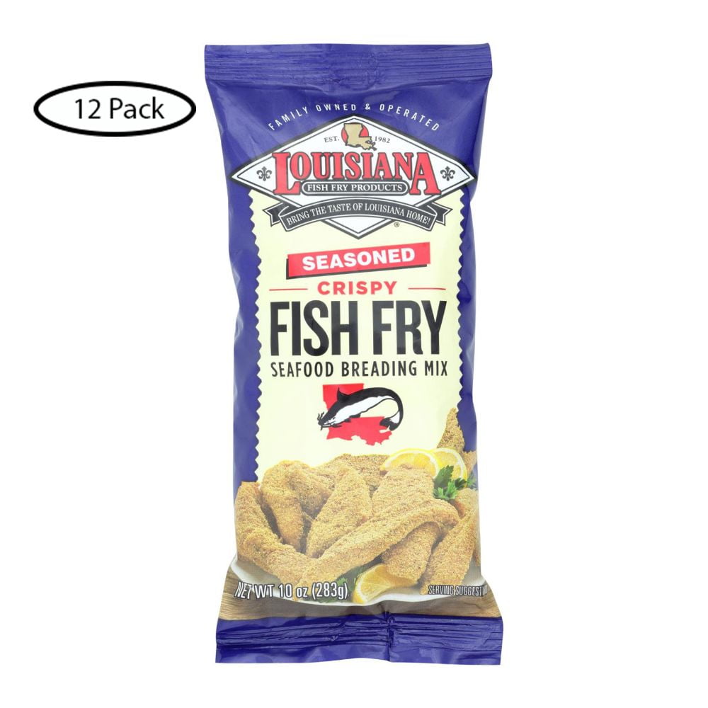 La Fish Fry Seasoned Crispy - Breading Mix - Case of 12 - 10 oz ...