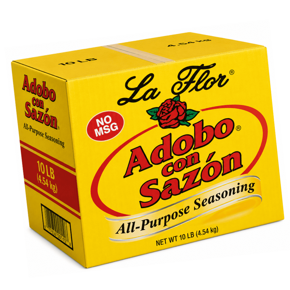 La Flor Adobo with Sazon All-Purpose Seasoning, 10 lb Bulk Food Service ...