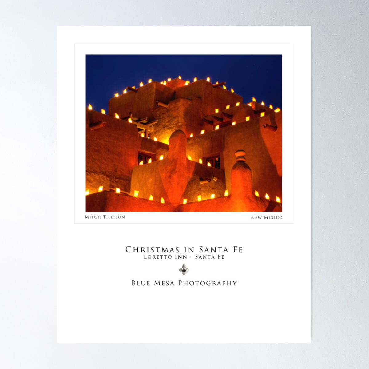 La Fonda Hotel, Santa Fe (Poster Version) Poster Wall Art, Modern Wall ...