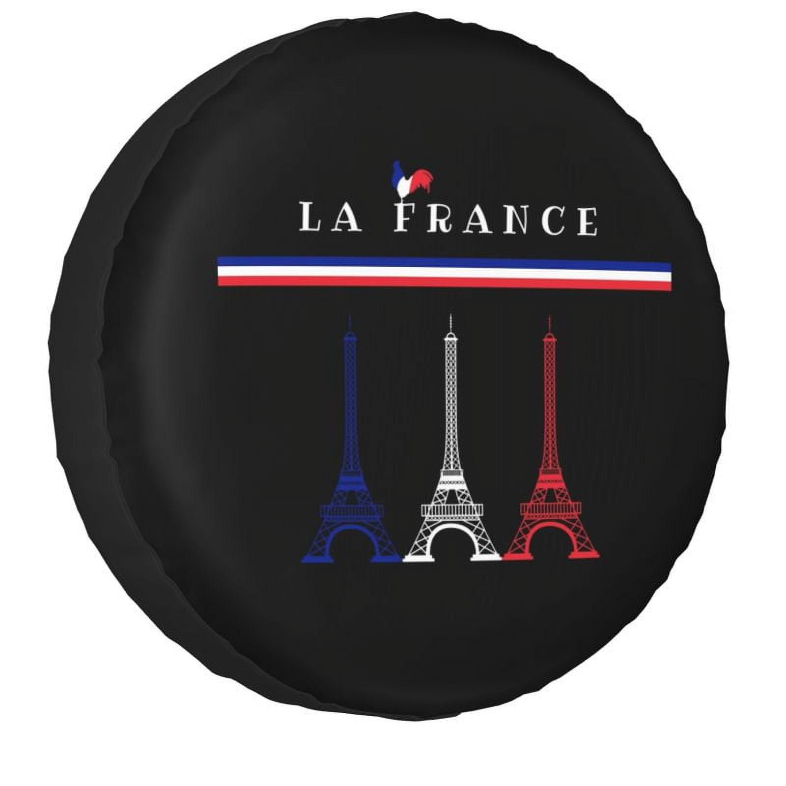 La France Flag Spare Wheel Tire Cover for Mitsubishi Suzuki French ...