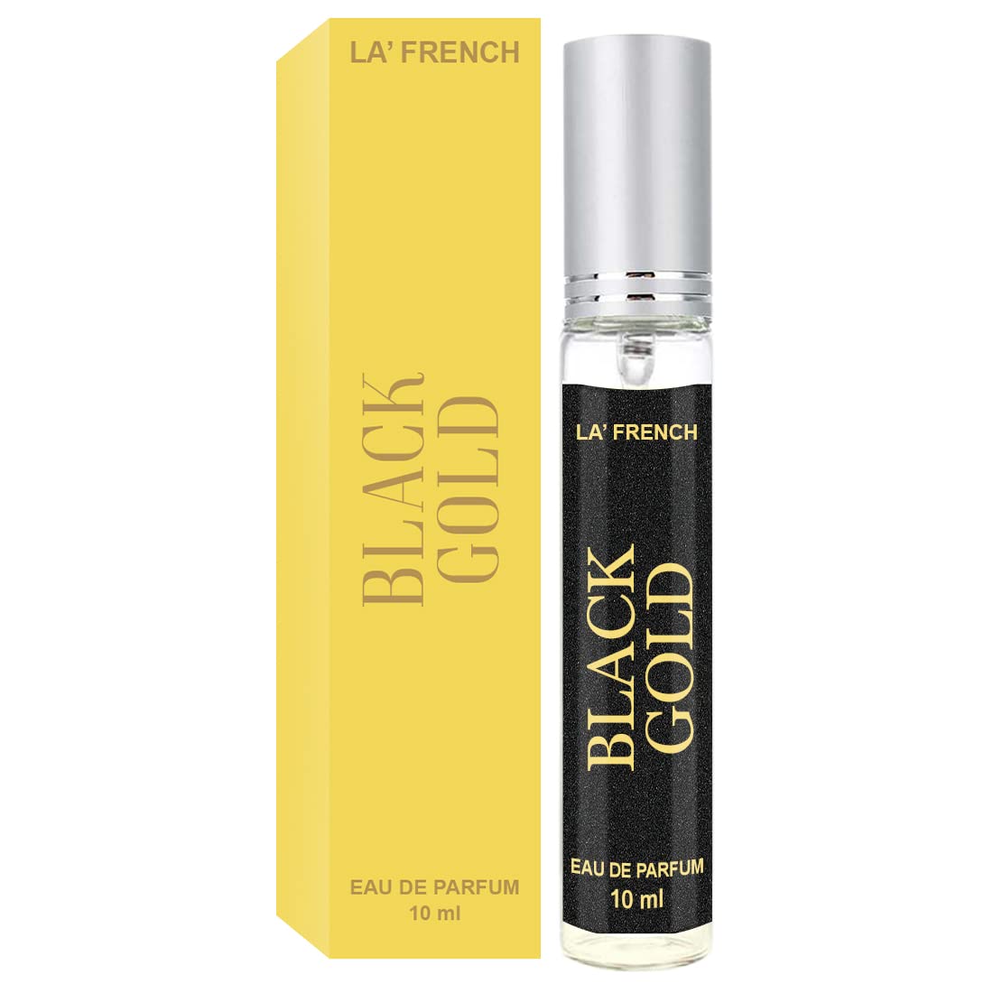 La' French Black Gold Perfume Spray For Men 10ml, 0.3 Fl.oz. | Long ...