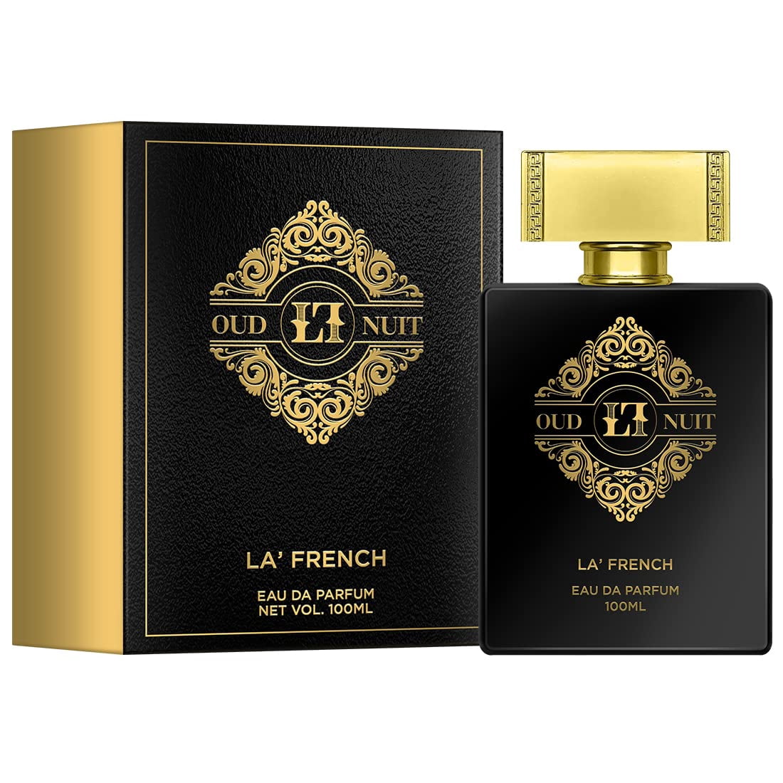 La' French Oud Nuit Eau De Parfum For Men & Women 100ml, 3.4 Fl.oz ...