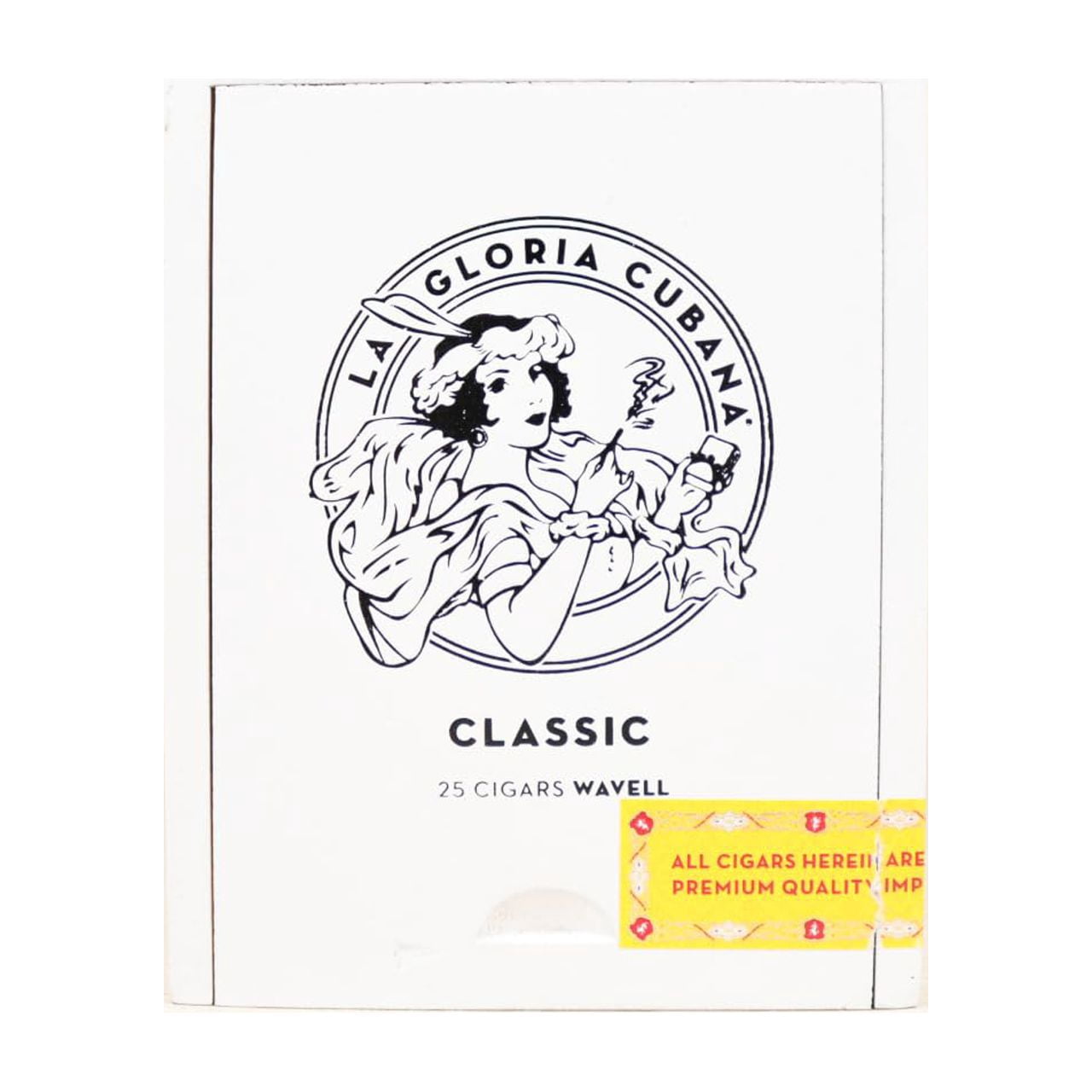 La Gloria Cubana Classic Wavell Empty Wood Cigar Box 5.75" x 4.5" x 4.5 ...