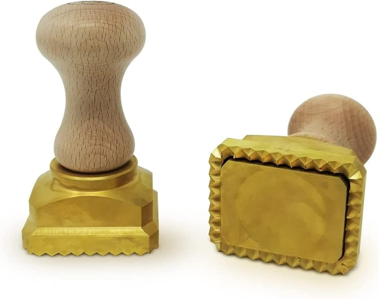 La Gondola Homemade Ravioli Stamp - Square Festooned 1.77x2.16in ...