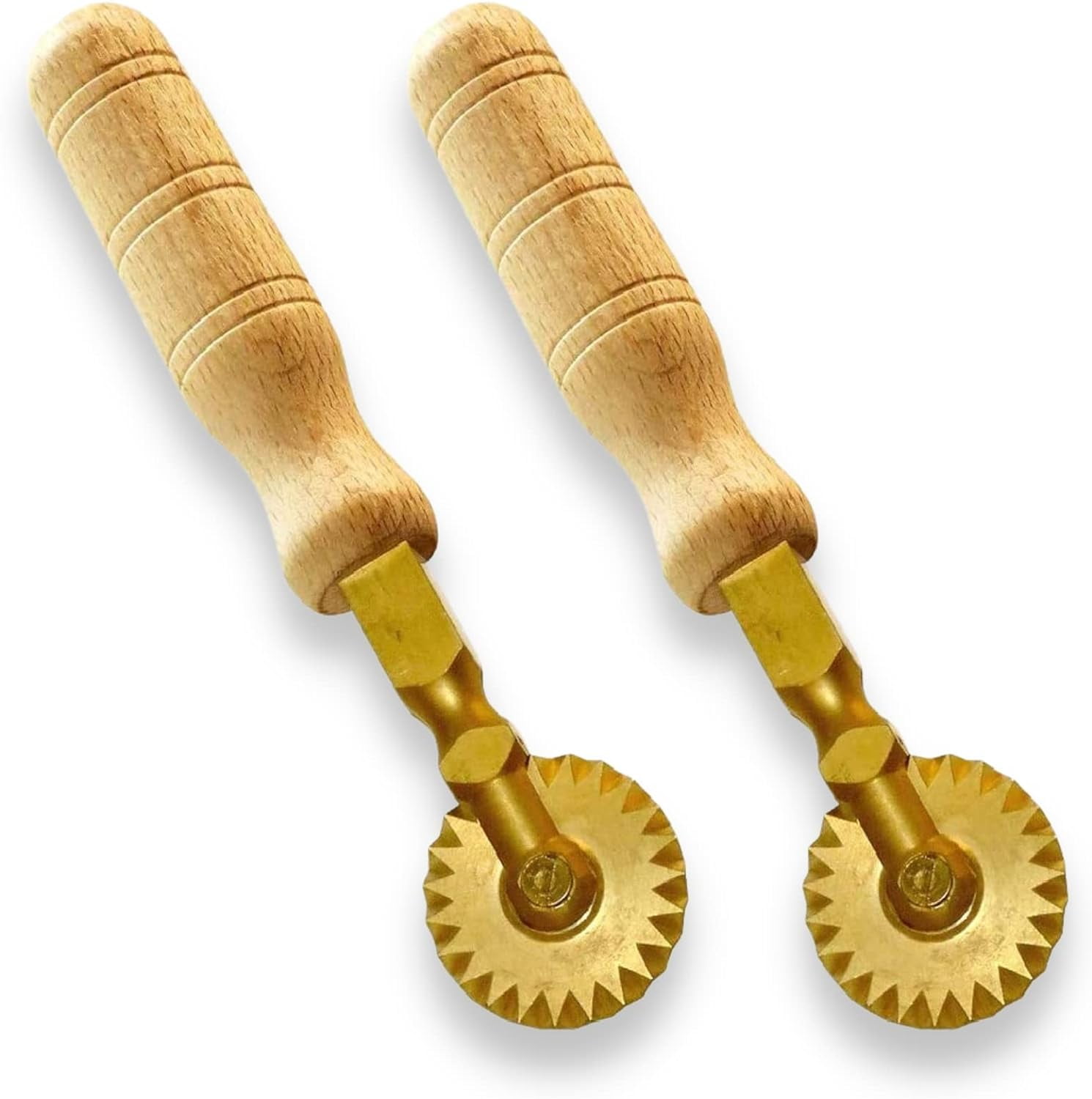 La Gondola Set of 2 Homemade Pasta Cutters - 2 Festooned Wheels | Pasta ...