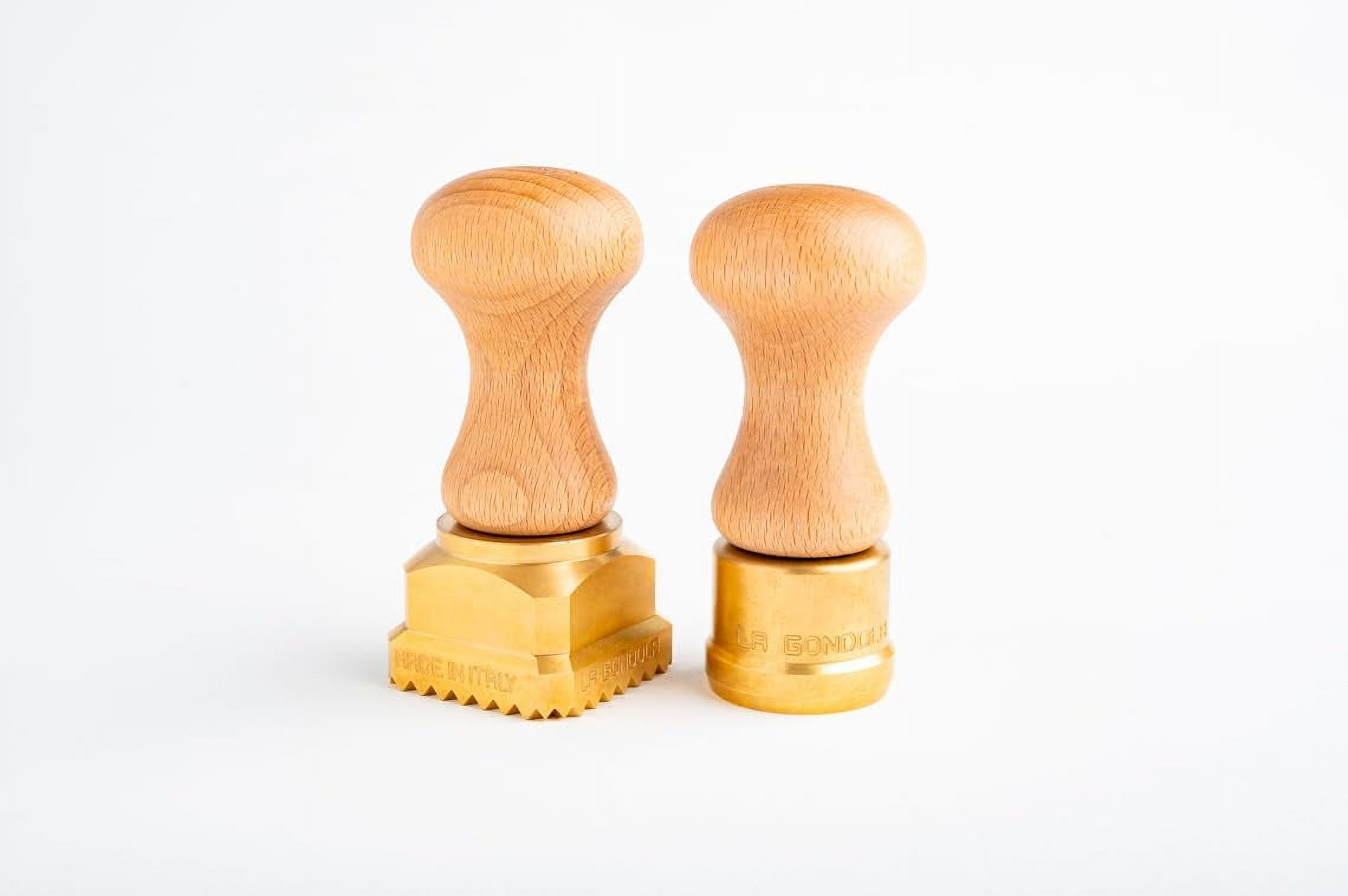La Gondola Set of 2 Homemade Ravioli Stamps - Round Smooth 1.5in ...
