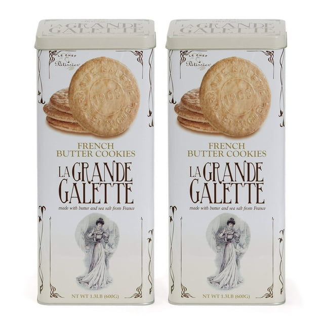 La Grande Galette French Butter Cookies - PACK OF 2 - SET OF 6 ...