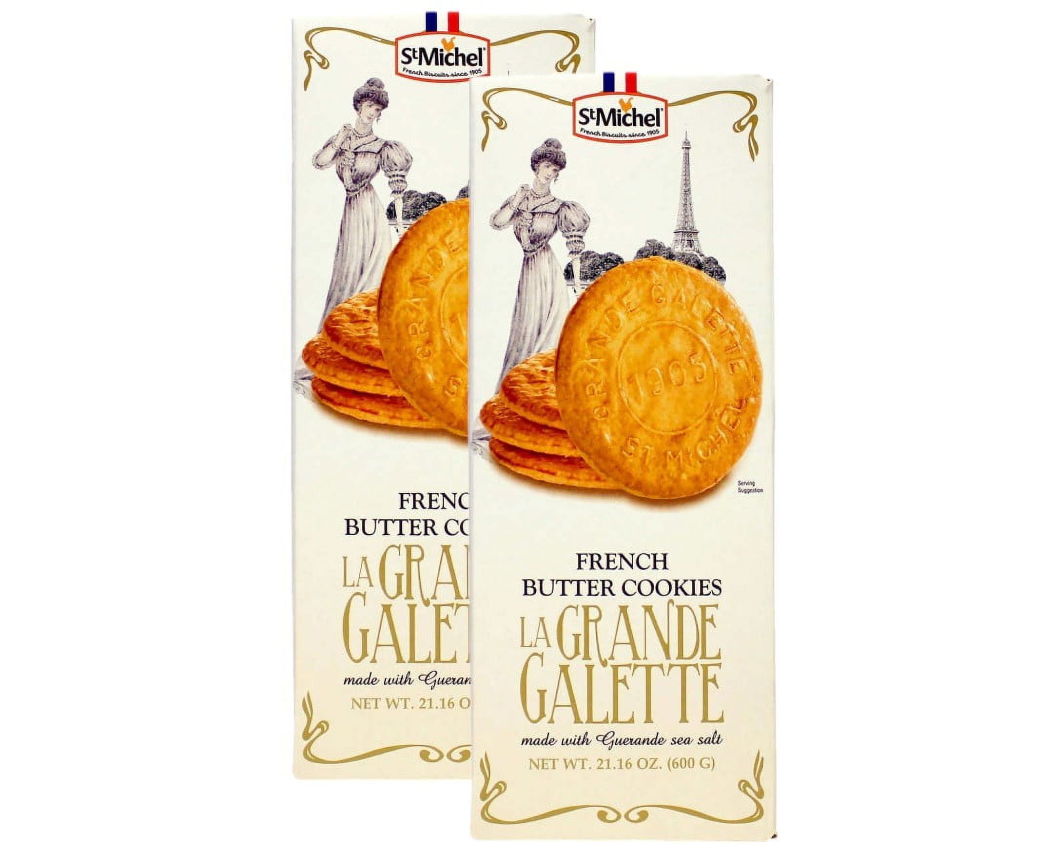 La Grande Galette French Butter Cookies, 2 Pack, 1.3 lb each, No ...