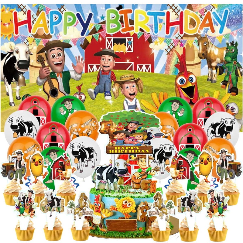 La Granja de zenon Party Supplies Decor Birthday Cake Topper Banner ...