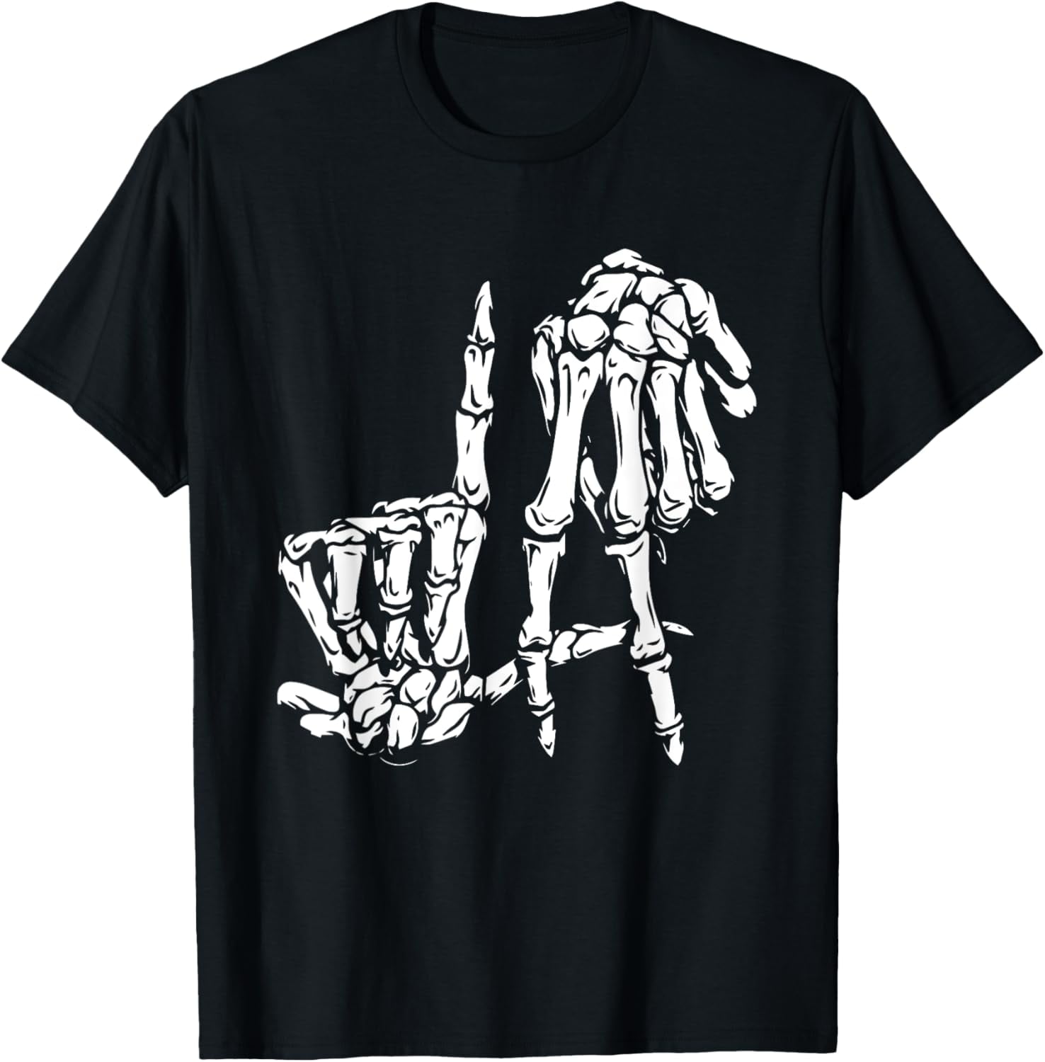 La Hand Sign Lazy DIY Halloween Costume Skeleton Los Angeles T-Shirt100 ...