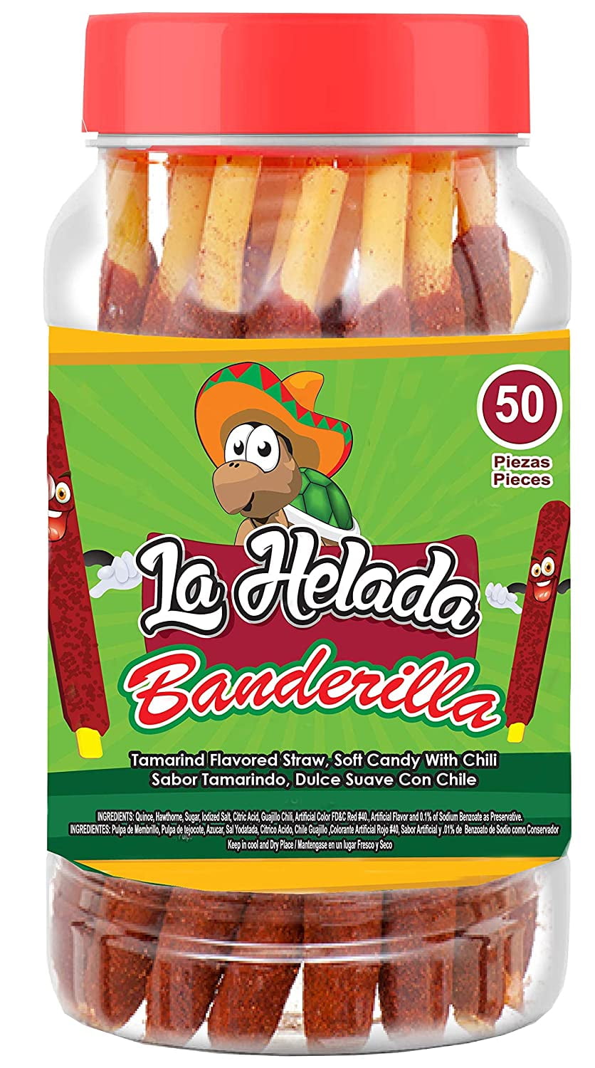 La Helada Tamarind Straw Candy, 50 Count, 1kg - Walmart.com