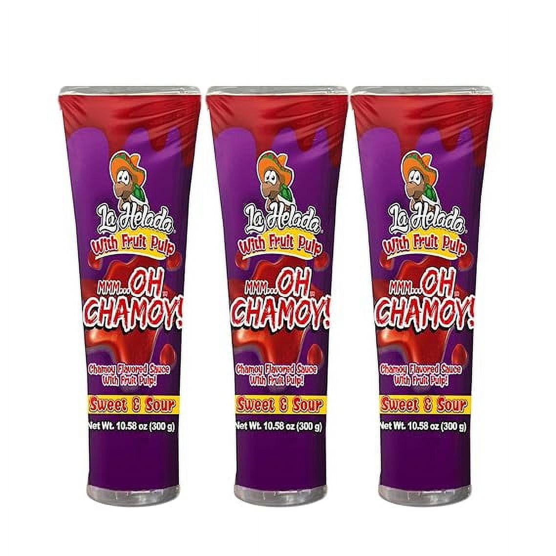 La Helada Oh Chamoy! - 3 Pack - Chamoy Sauce with Fruit Pulp - Sweet ...