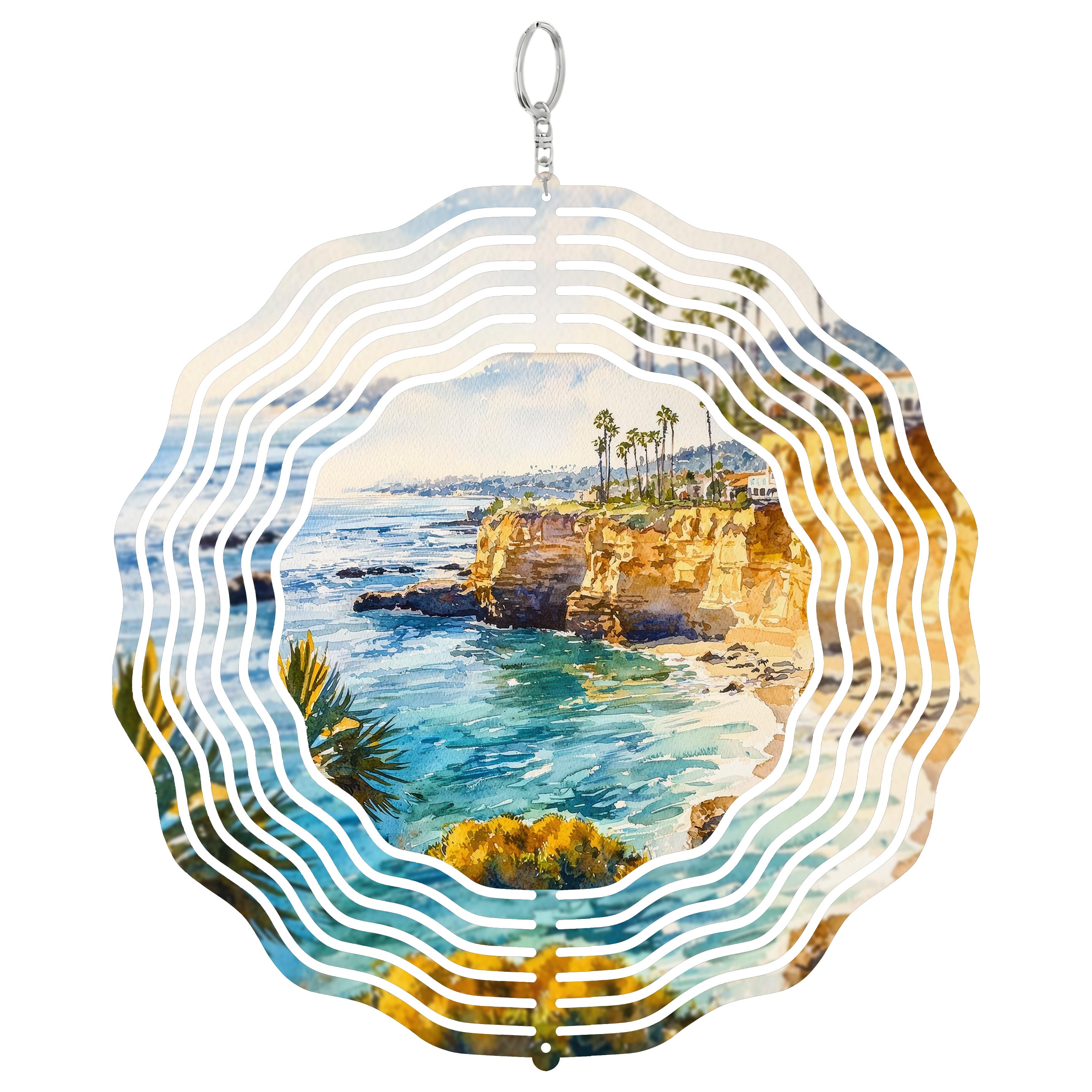 La Jolla Cove 3D Wind Spinner Stainless Steel Kinetic Yard Art Garden ...
