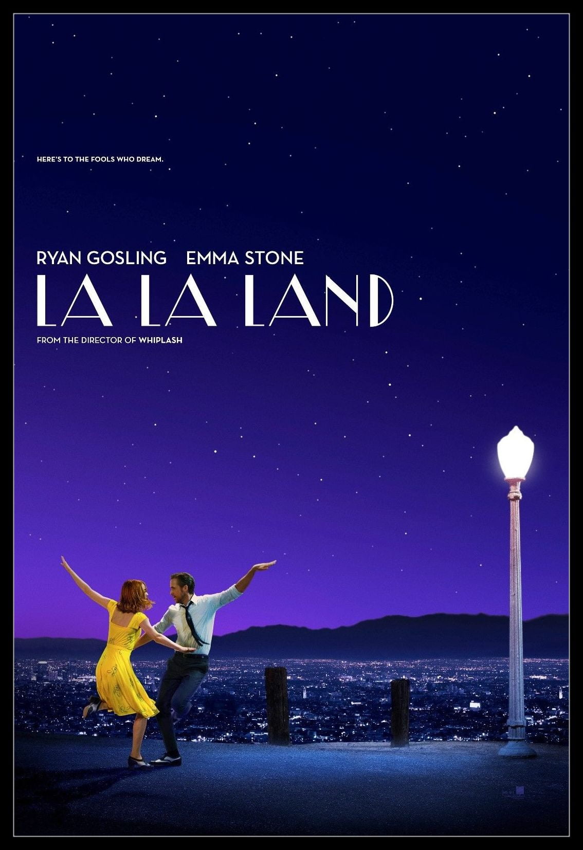 La La Land Hollywood Movie Laminated & Framed Poster Print (24 x 36) - Walmart.com