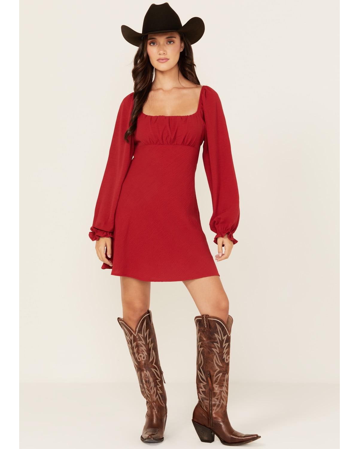 Originality Women's Boot Barn Emma Long Sleeve Mini Dress - E1158W039JI ...