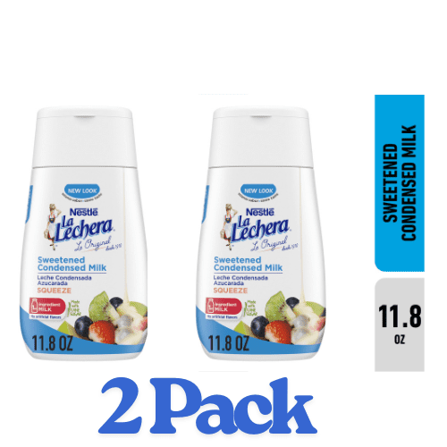 La Lechera Sweetened Condensed Milk, 11.8 oz Can - Walmart.com