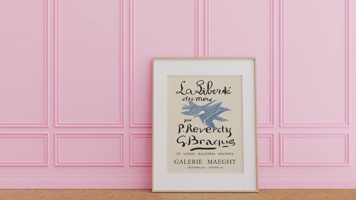 La Liberte Wall Art, Museum Exhibition Print, Georges Braque Print ...