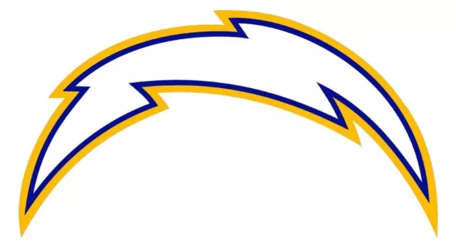 La Lightning Football Team Logo White Sticker Baseball Sticker ...