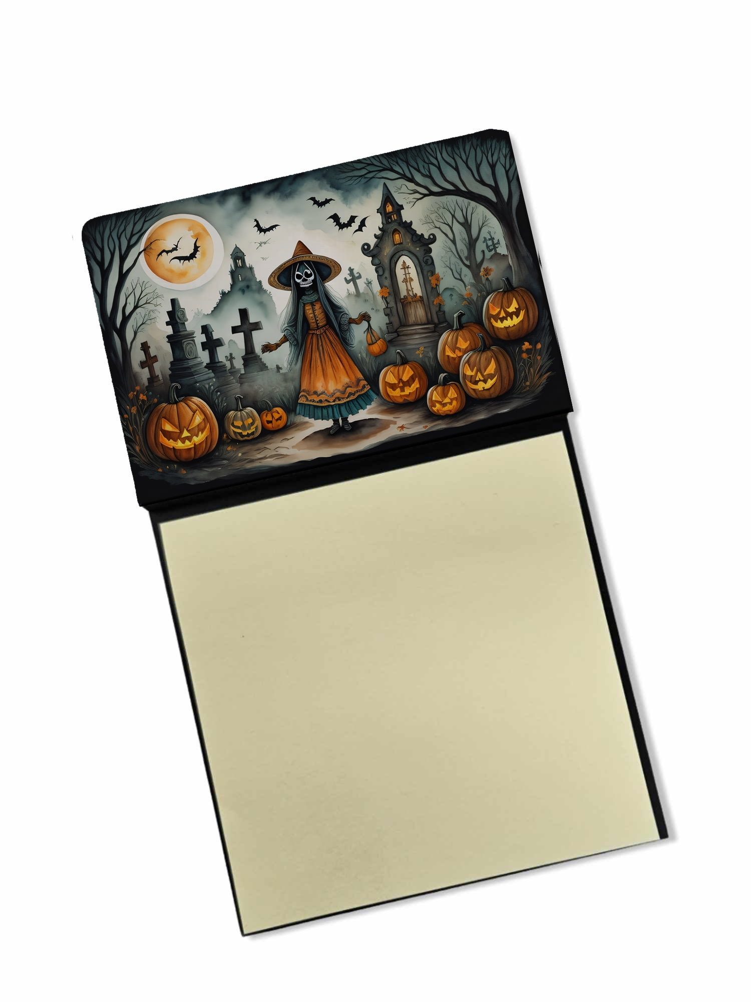 La Llorona Skeleton Spooky Halloween Sticky Note Holder 3.25 in x 5.25 ...
