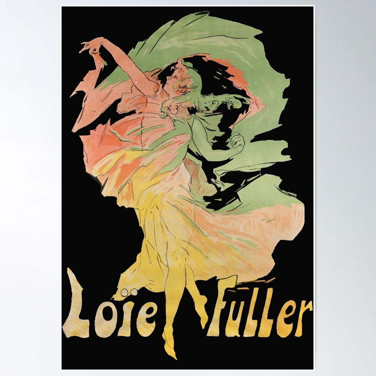 La Loie Fuller - 1920 Dancer Priestess Of Fire - Dancing In The Flames ...