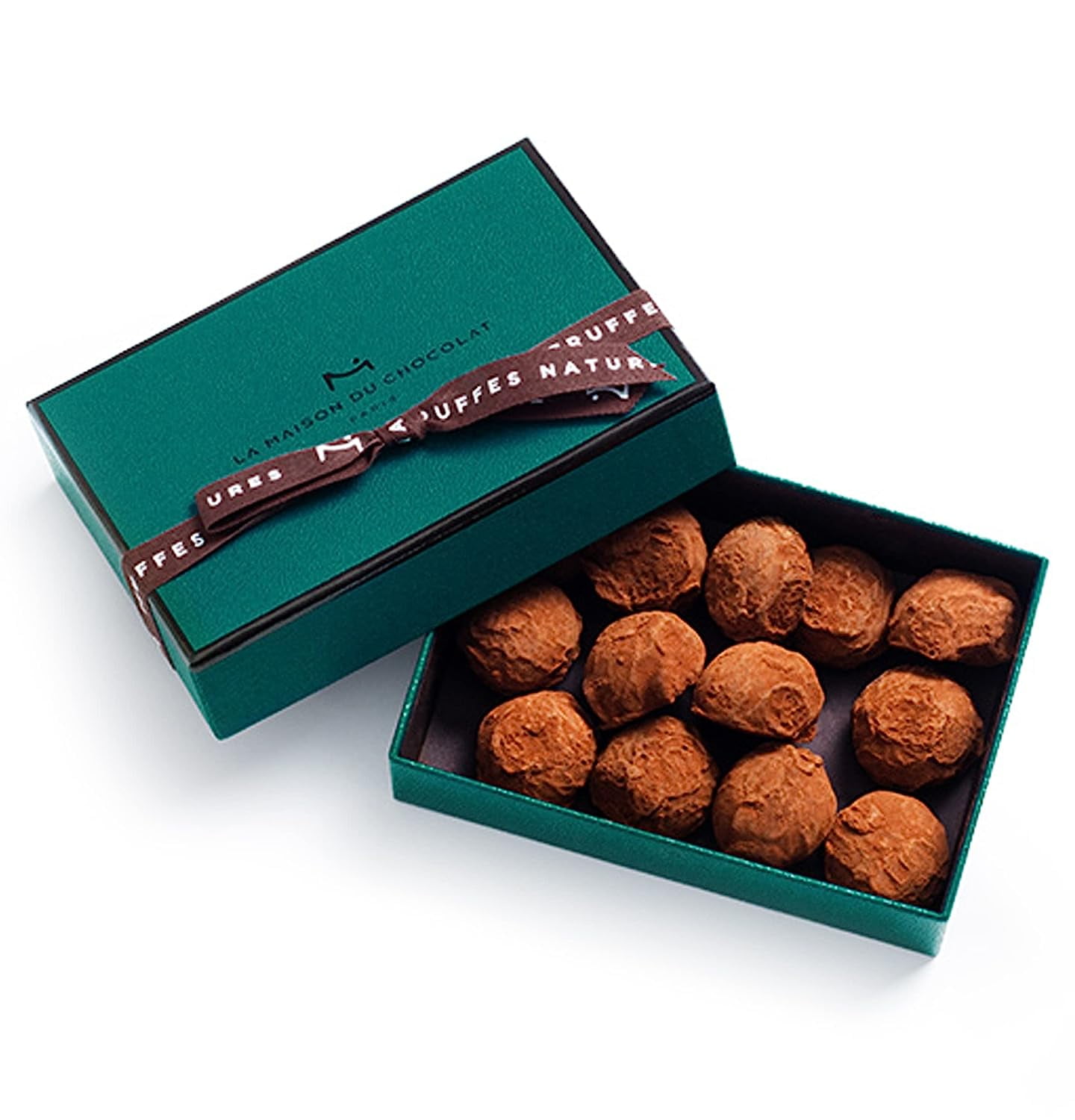 La Maison Du Chocolat Premium Dark Chocolate Truffles Gift Box - 13pcs ...