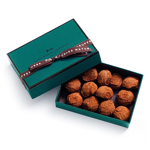 La Maison Du Chocolat Premium Dark Chocolate Truffles Gift Box - 13pcs ...