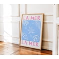 La Mer French Aesthetic Sea Art Boho Modern Apartment Wall Art Decor ...