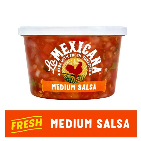 La Mexicana Medium Salsa, Regular 16 oz, Refrigerated - Walmart.com