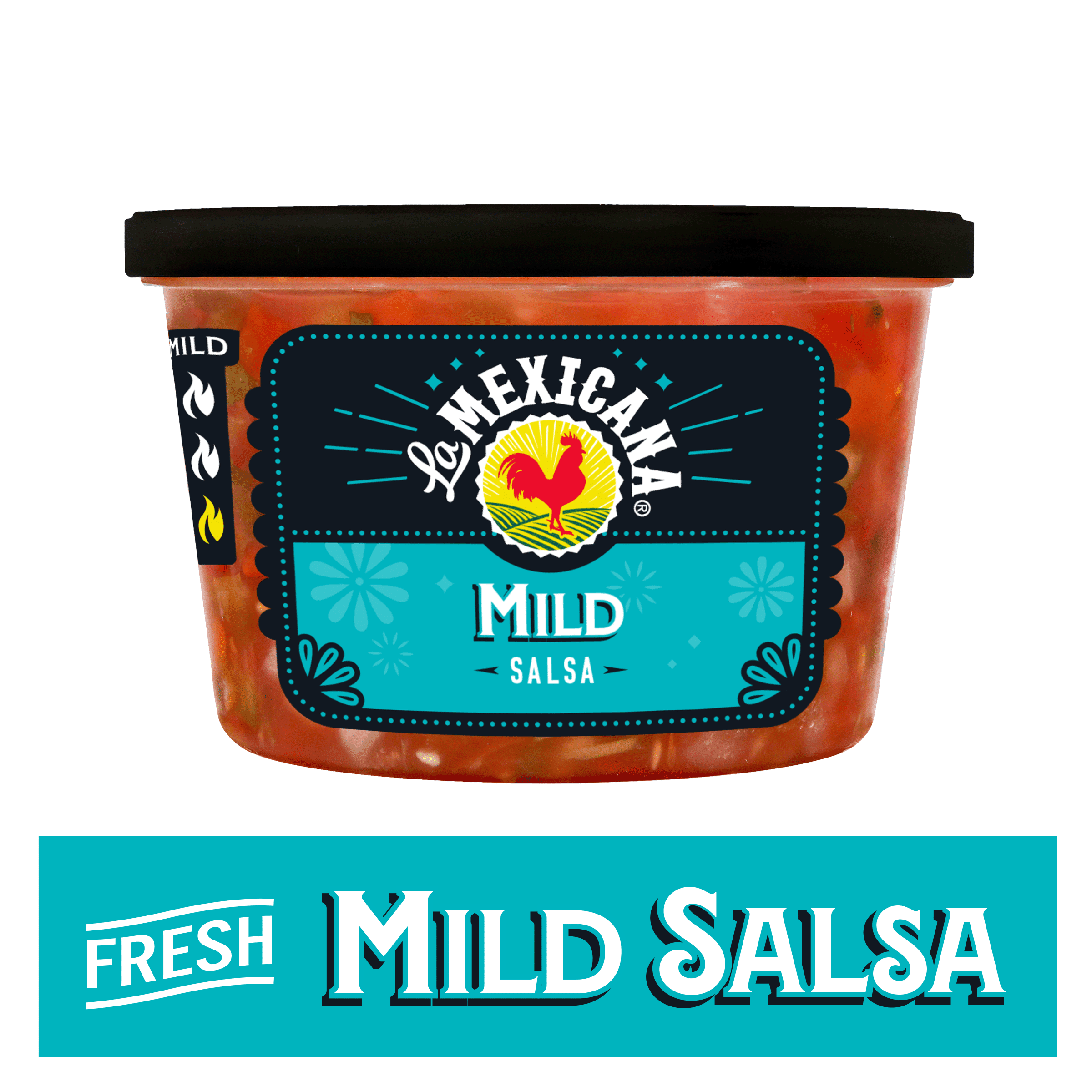 La Mexicana Mild Salsa, 16oz, Refrigerated, Fresh Mexican Flavor ...
