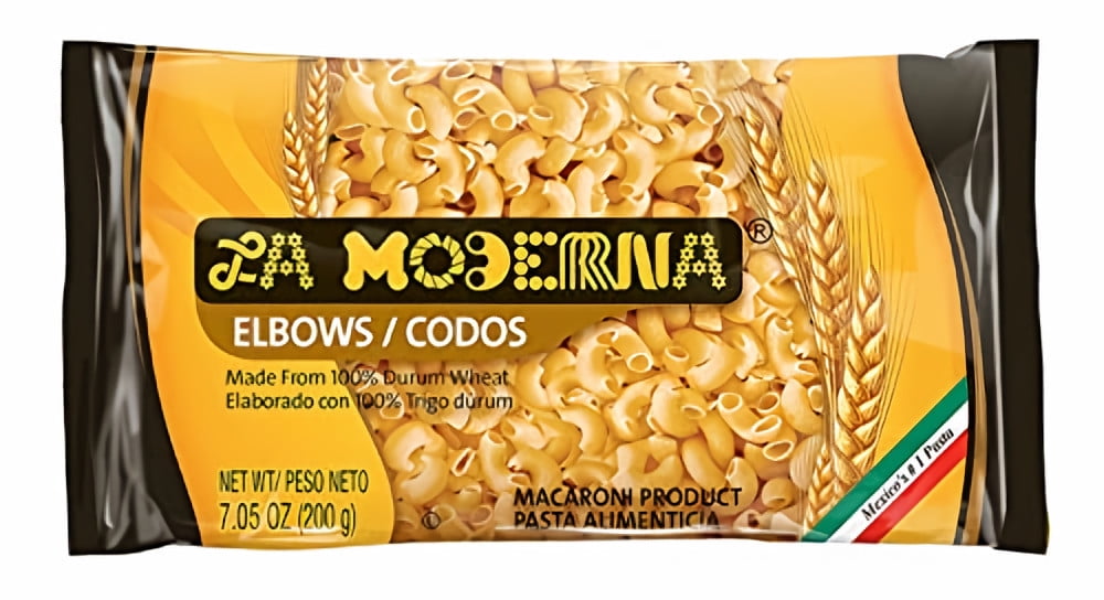 La Moderna Elbow Pasta 7.05 oz (Pack of 60) - Walmart.com