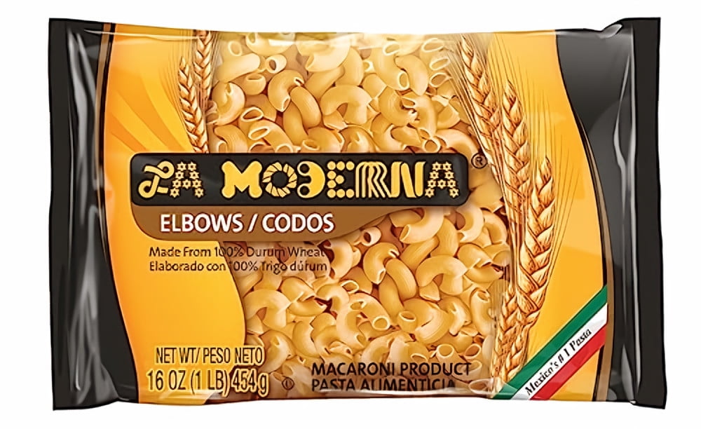 La Moderna: Elbows Pasta, 16 Oz (Pack of 24) - Walmart.com