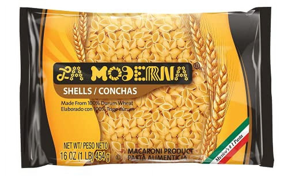 La Moderna Pasta Shells, .. .. .. Noodles, Durum .. Wheat, .. Protein ...