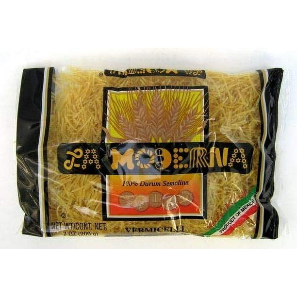 La Moderna Pasta Vermicelli Thin Noodles From Mexico, 7 Ounces, Pack Of ...
