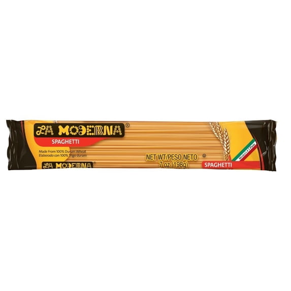 La Moderna Spaghetti Pasta, 16 oz, 100% Durum Wheat, Convenient Size ...