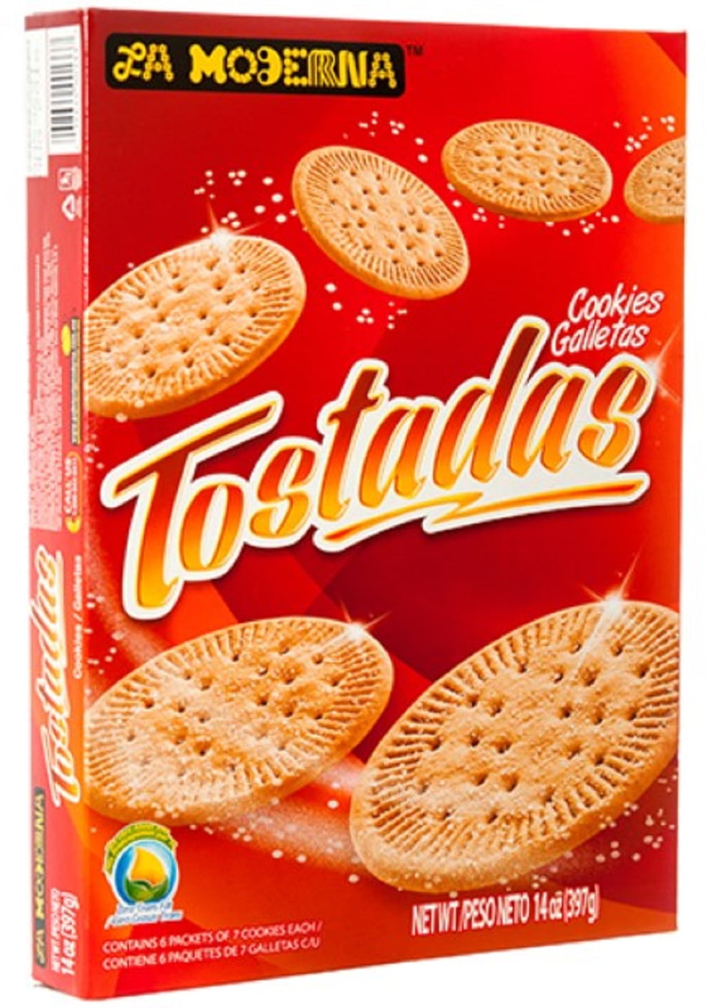 La Moderna Tostadas Cookies (Pack of 14) - Walmart.com