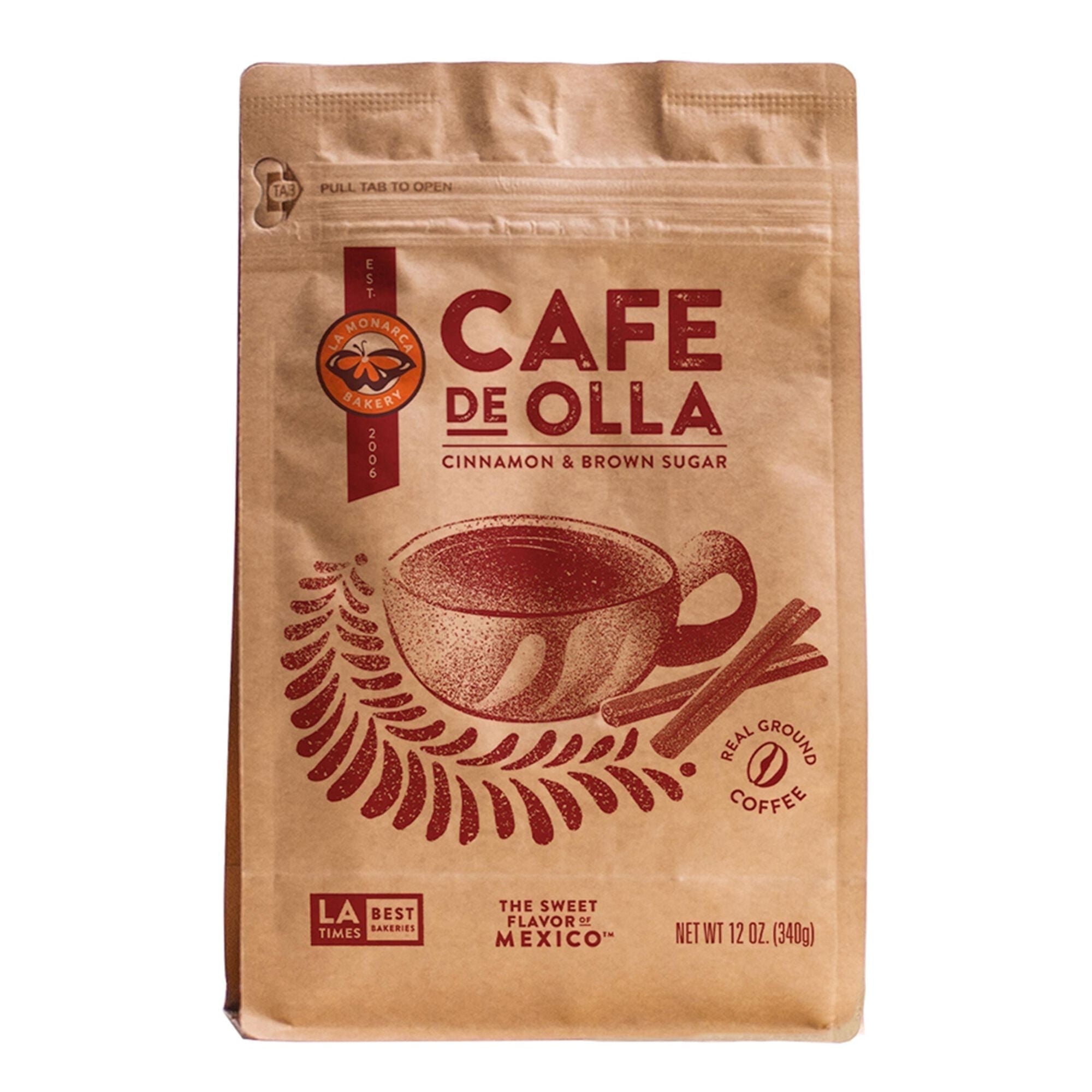 La Monarca Organic Cafe De Olla Ground Coffee 12 oz. - Walmart.com
