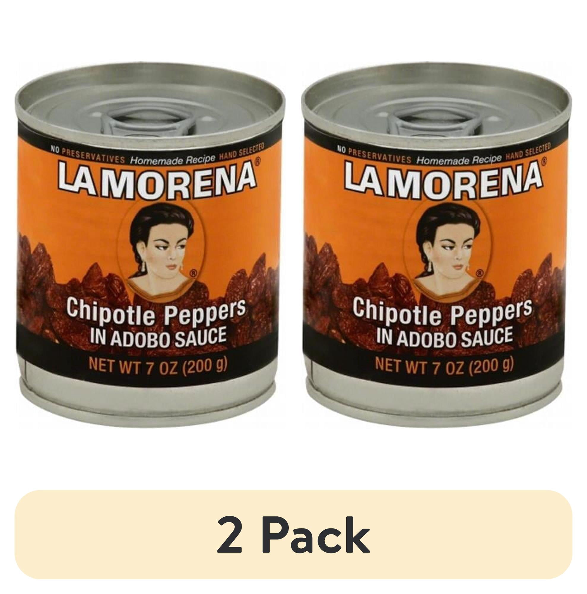 (2 pack) La Morena Chipotle Peppers in Adobo Sauce, 7 oz - Walmart.com