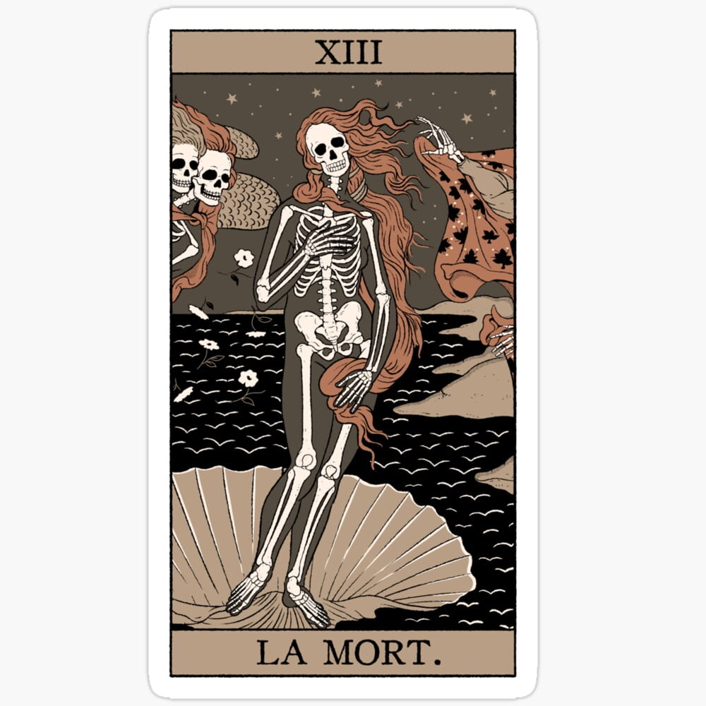 La Mort Sticker Phone Decal Water Bottle Stickers Car Decals, Laptop ...