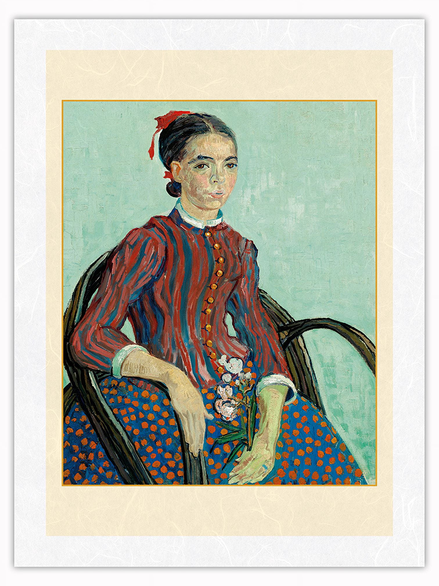 La Mousmé - From an Original Color Painting by Vincent Van Gogh c.1888 ...