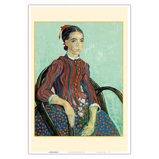 La Mousmé - From an Original Color Painting by Vincent Van Gogh c.1888 ...