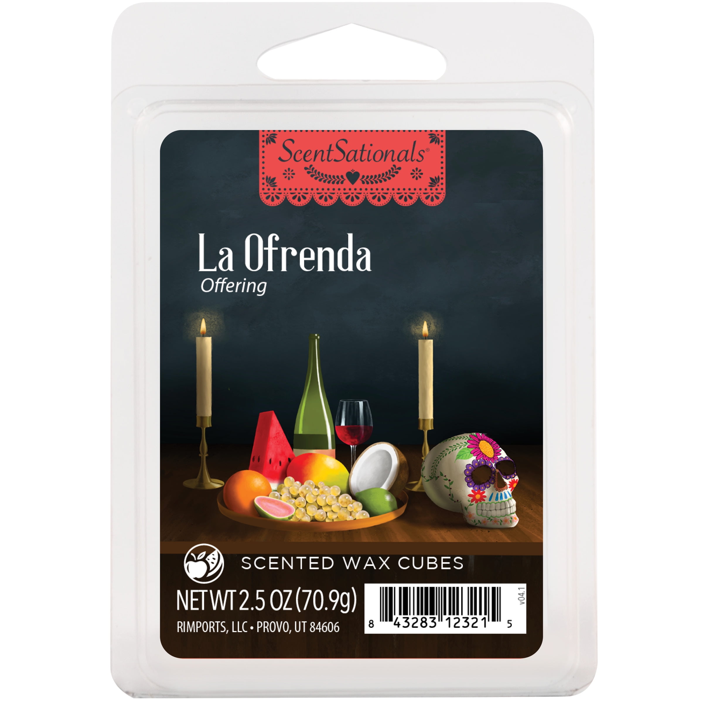 La Ofrenda (Offering) Scented Wax Melts, ScentSationals, 2.5 oz (1-Pack ...