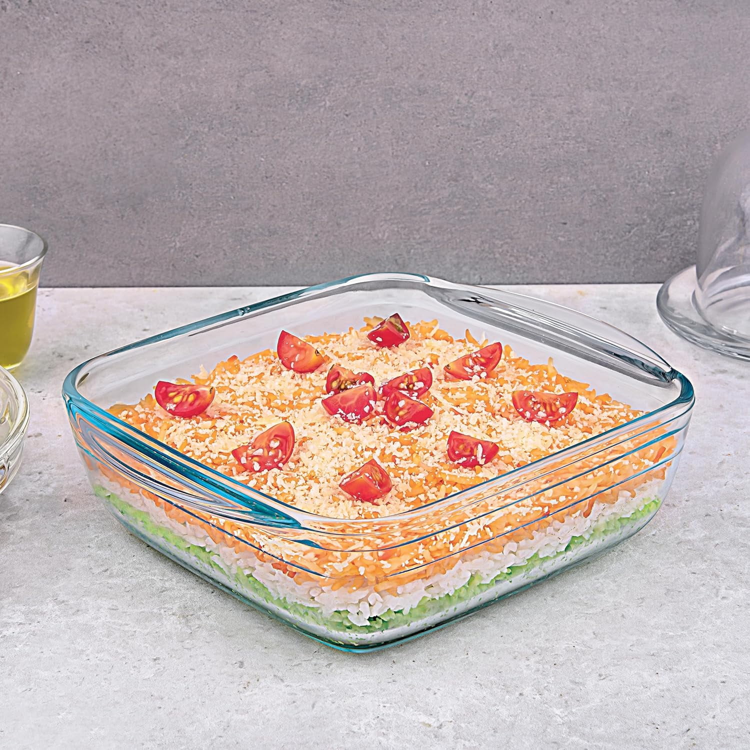 La Opala Cook Serve Store 100 Borosilicate Glass Bakeware Serveware ...