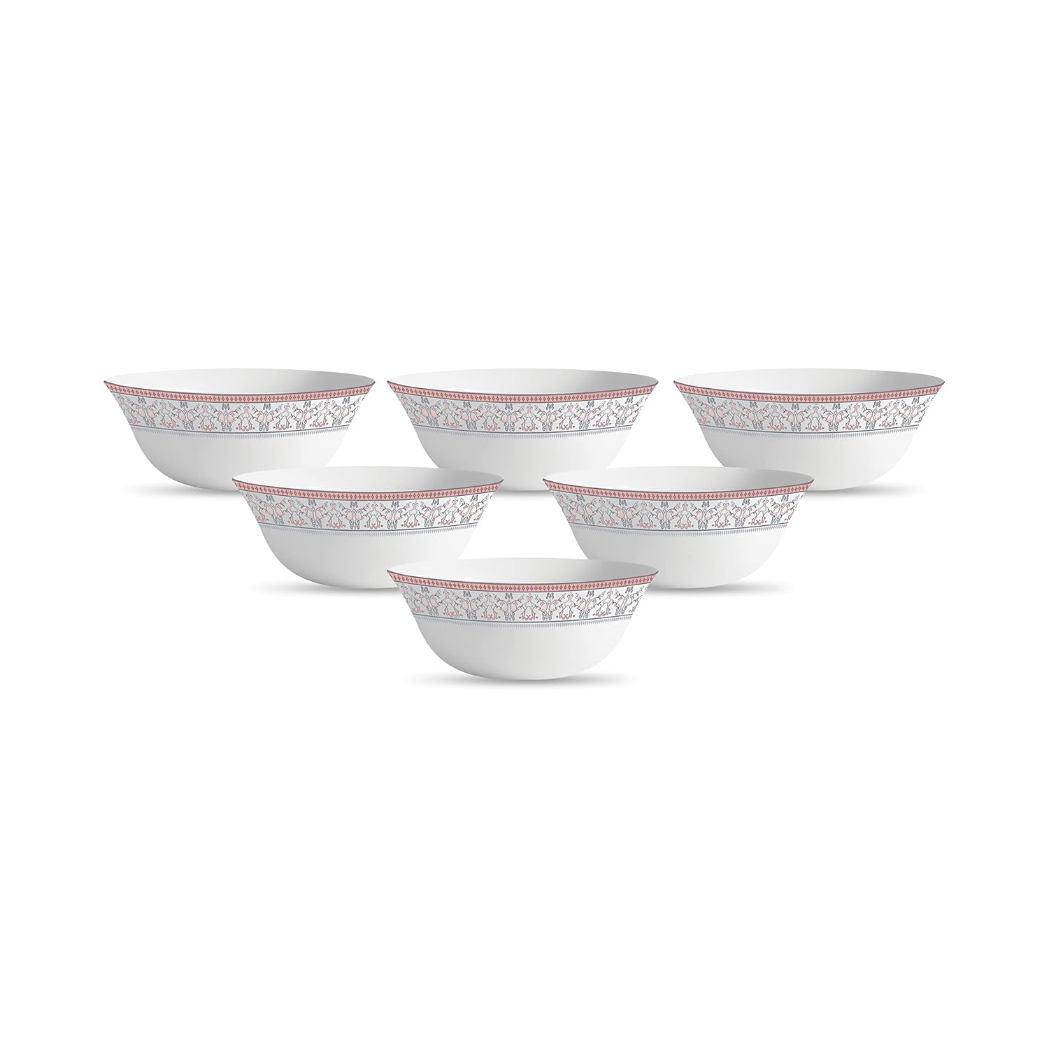 La Opala Diva Sovrana Collection Opal Glass Crockery Vegetable Bowl 180 ...