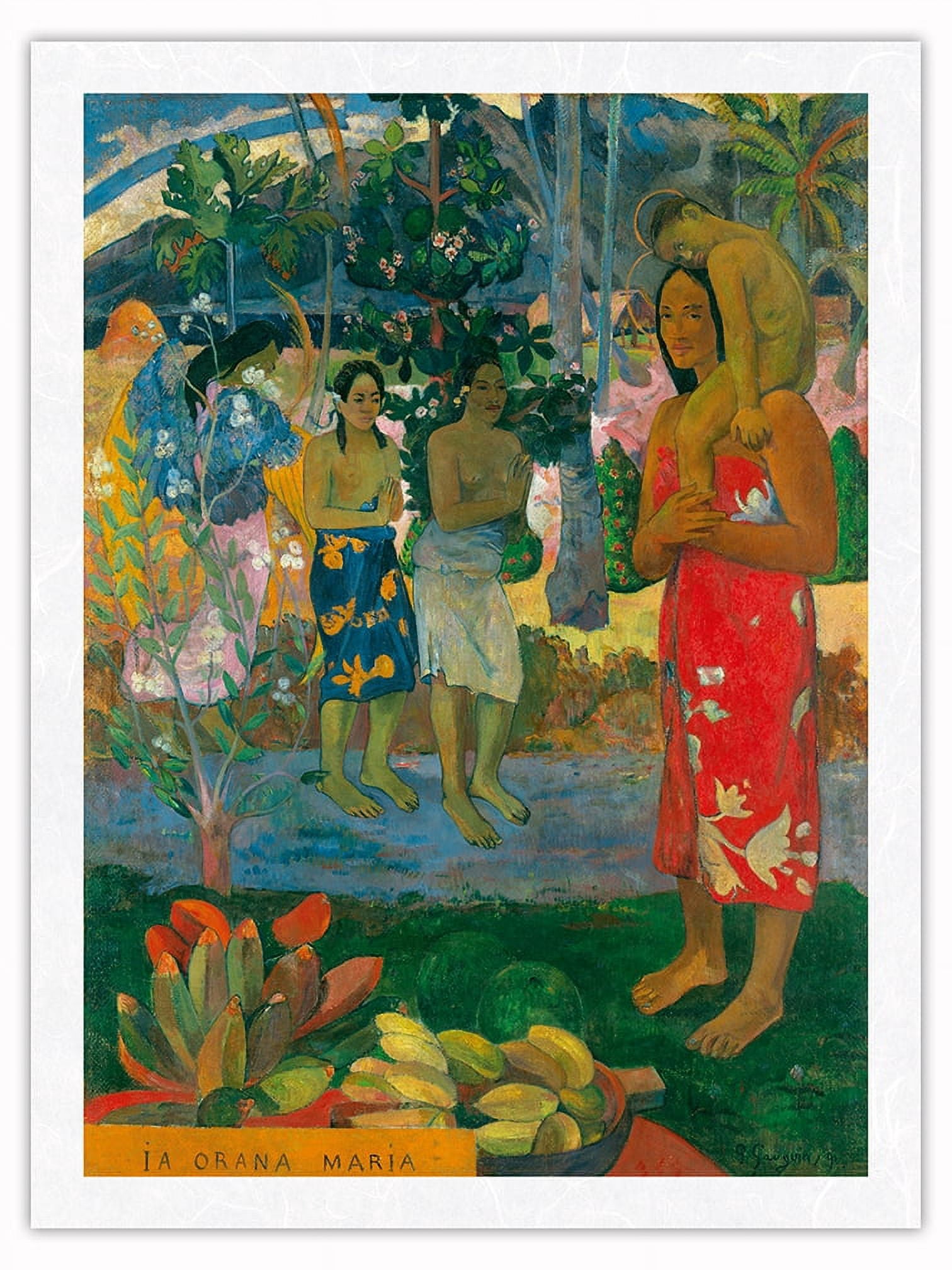 La Orana Maria (Hail Mary) - From an Original Color Painting by Paul ...
