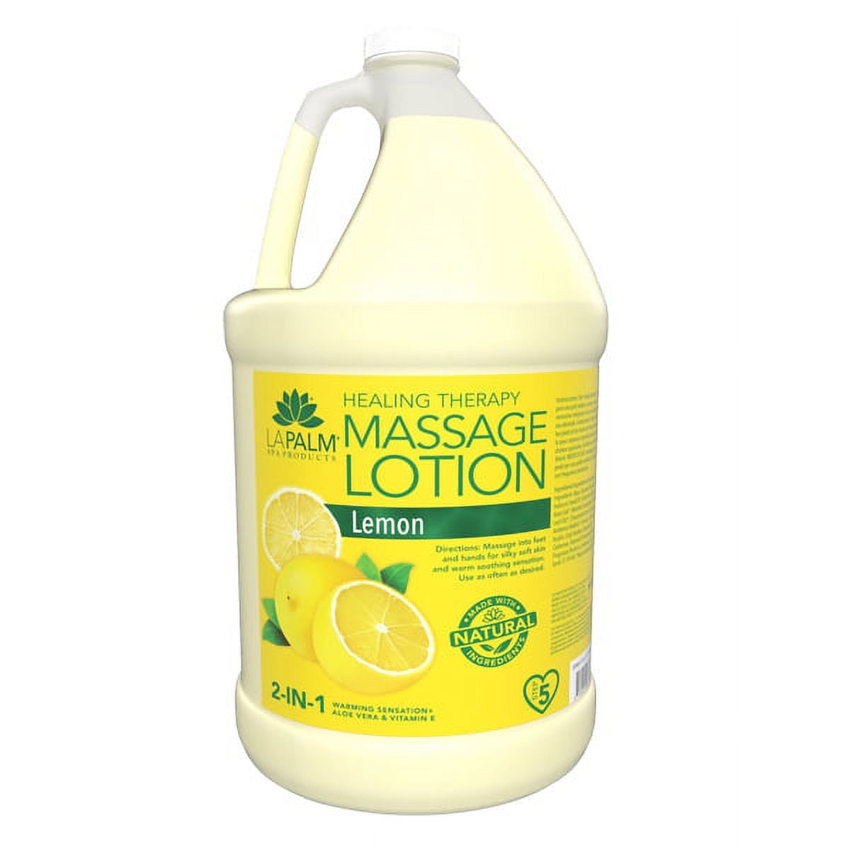 La Palm Healing Therapy Lotion w/ Aloe Vera + Vitamin E - Lemon 1 ...
