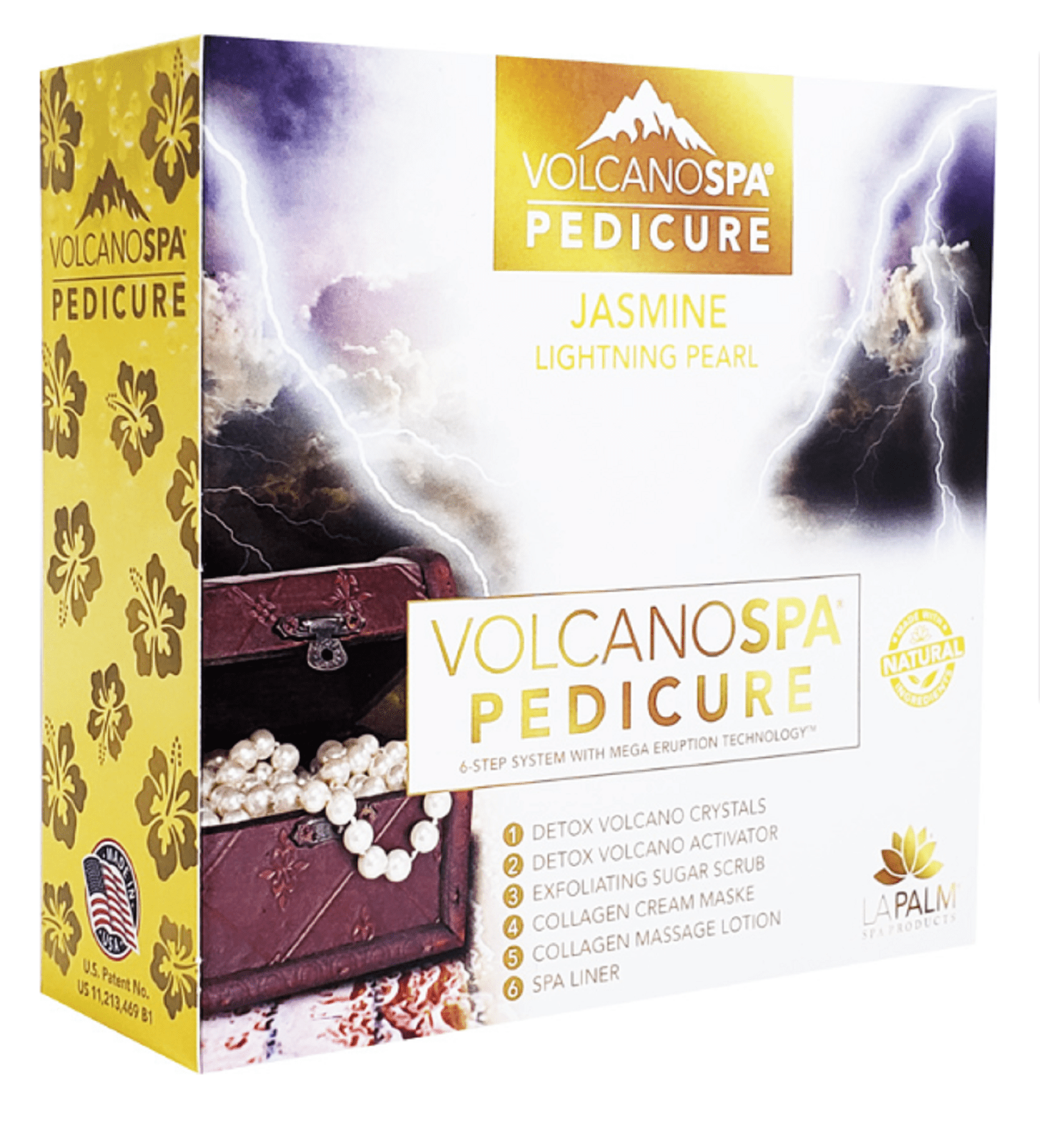 La Palm Volcano Spa Pedicure - 5-Step System w/Mega Eruption Technology ...