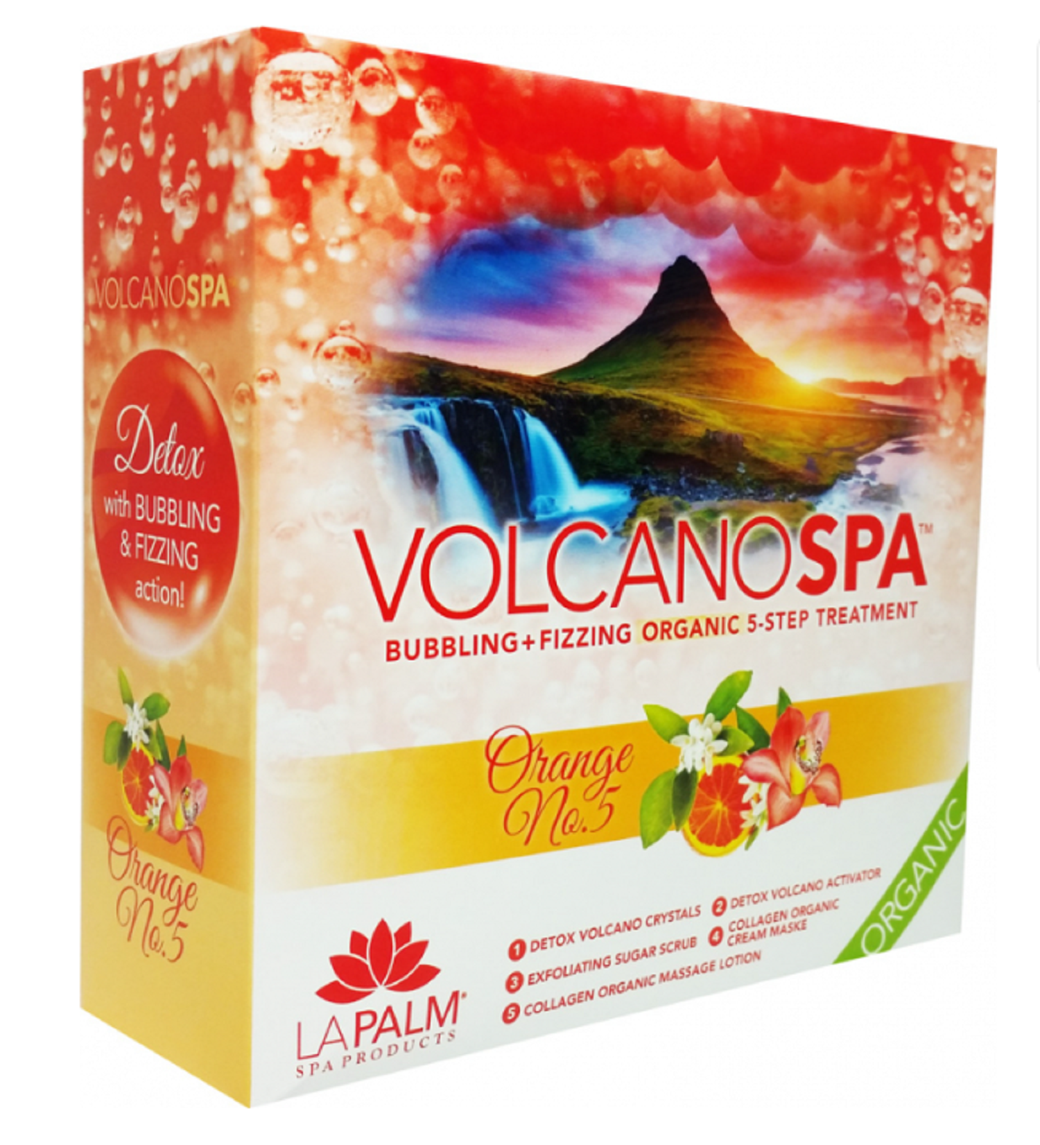 La Palm Volcano Spa Pedicure - 5-Step System w/Mega Eruption Technology ...