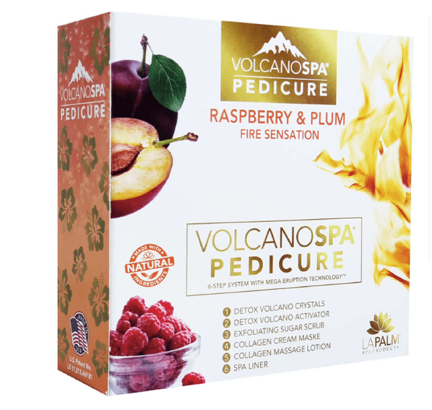 La Palm Volcano Spa Pedicure - 5-Step System w/Mega Eruption Technology ...